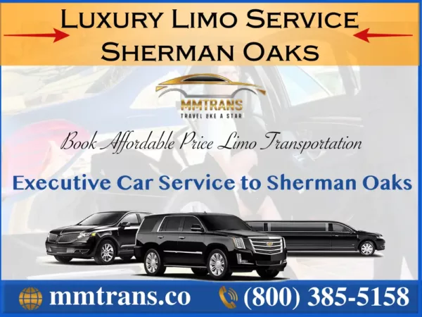 Limo Service Sherman Oaks — Book Your Ride Now | by Mm Trans CO | Oct ...