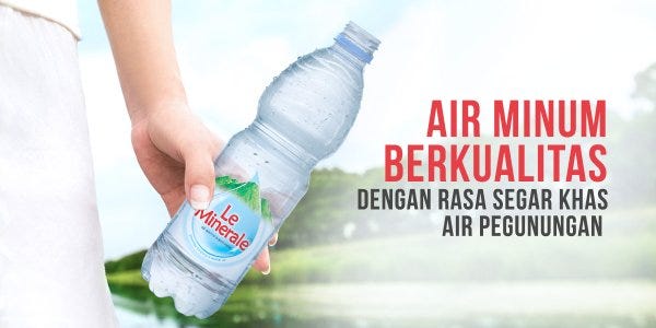 Segarnya Air Mineral dari Mata Air Pegunungan Dalam Sebotol Air Le Minerale | by Health_Love ...