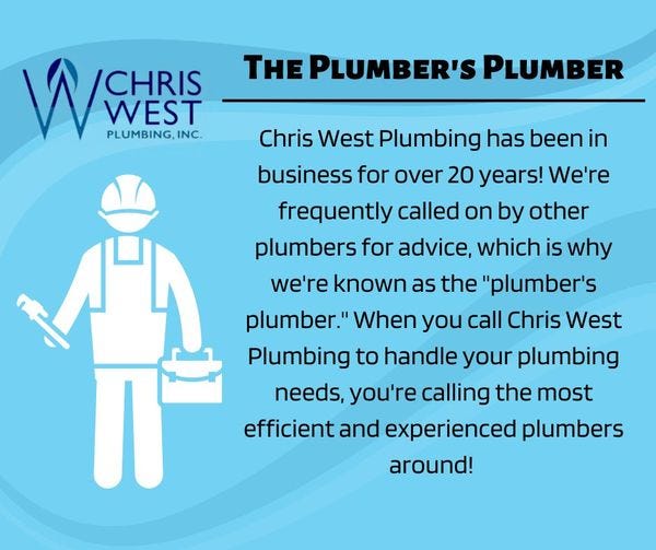 The Plumber’s Plumber | Chris West Plumbing - Plumbingchriswest - Medium