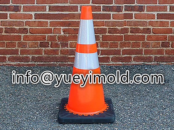 two color road cones mold - YUEYI Mold -China 2k mold maker - Medium