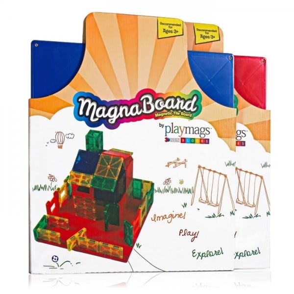 Playmags Large Magnetic Board — Blue | by The World Boutique — Online ...