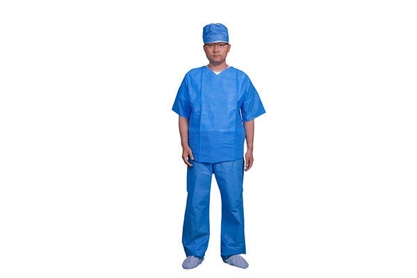 Disposable non-woven Scrub Suit. Disposable Scrub suits are perfect for ...