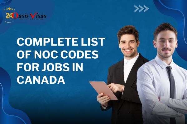 Complete List of NOC Codes for Jobs in Canada - Vishesh - Medium