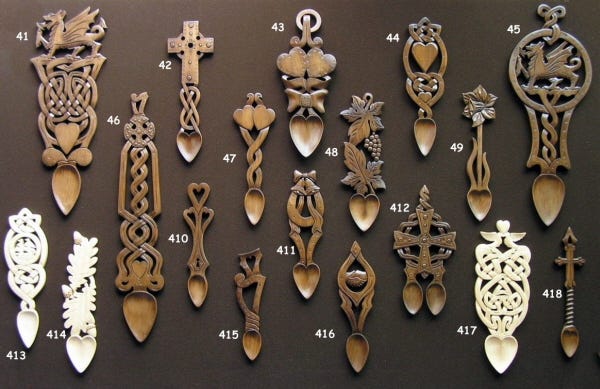 Welsh Love Spoons. The Lovespoon Gallery offer the largest… | by The ...