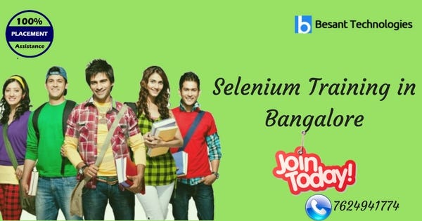 Selenium Training in Bangalore. Selenium is a portable software-testing ...