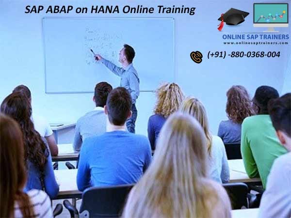 SAP ABAP on HANA Online Training. We have an excellent team of experts ...
