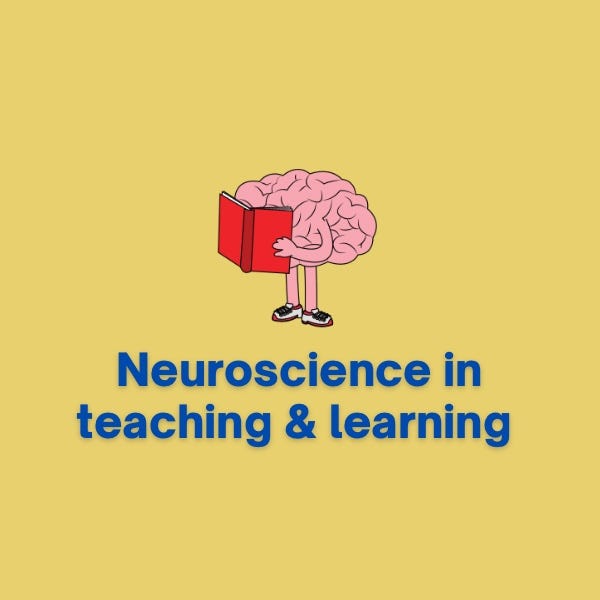 Neuroscience in teaching and learning. | by Shilpa Pulapaka | Medium
