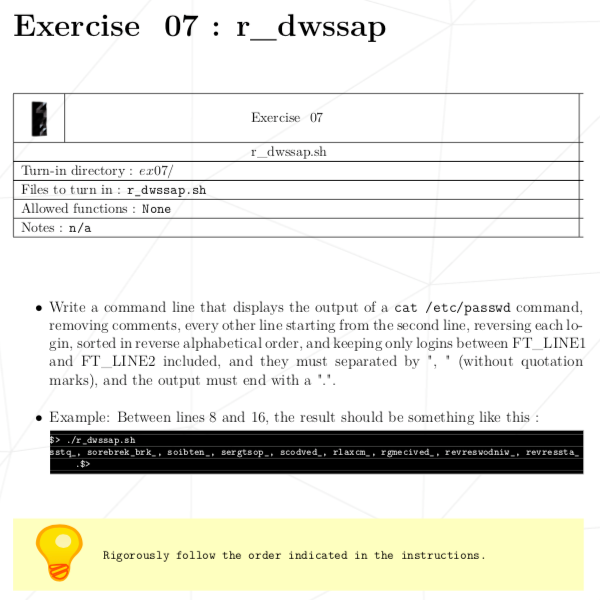 Ecole 42 的自我挑戰 — day01 — ex07（Linux） | by Tsungyu Yu | Medium