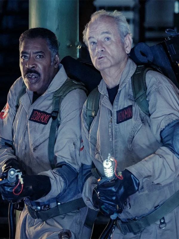 Ghostbusters suit up in specially made jumpsuits made to resist the ...