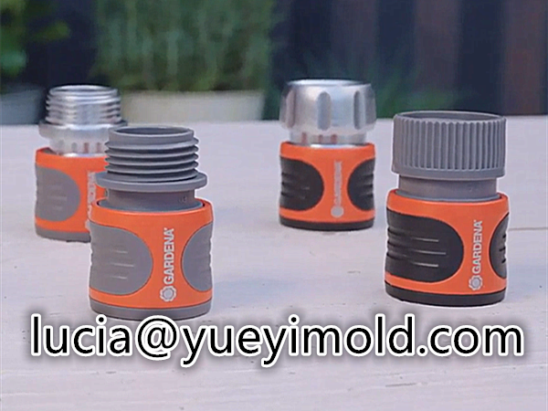 multi shot hose connector mold - YUEYI Mold -China 2k mold maker - Medium