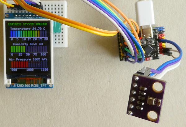 Getting started with a BME280 environment sensor connected to an ESP32 ... Getting started with a BME280 environment sensor connected to an ESP32 ...