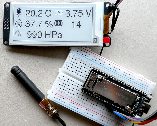 How to connect an e-paper display to a Heltec LoRa V3 ESP32-S3 ...
