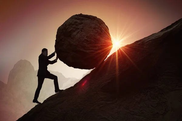 The Myth of Sisyphus. Five Points for Learning | by Arun Kumaar Khanda | Medium