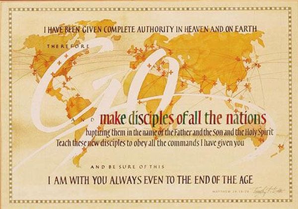 The Great Commission. “And Jesus came and said to them, “All… | by ...