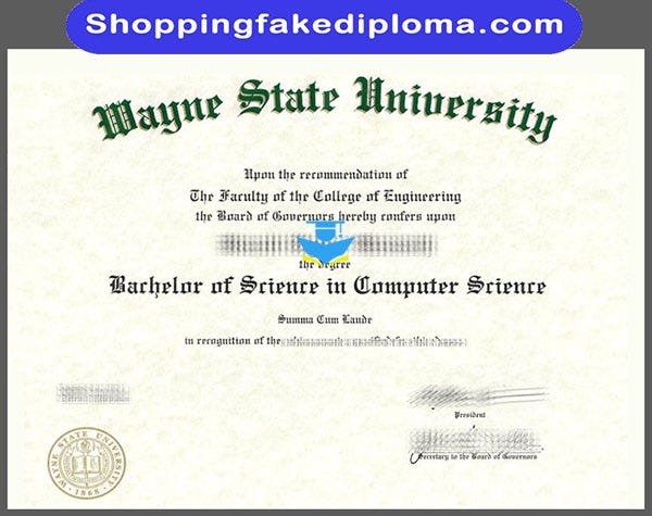 Wayne State University fake diploma | by Wanglei | Aug, 2023 | Medium