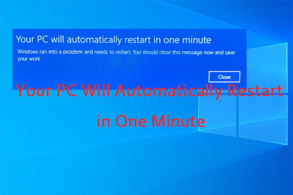 Solved: Your PC Will Automatically Restart in One Minute - Yamila Wen - Medium