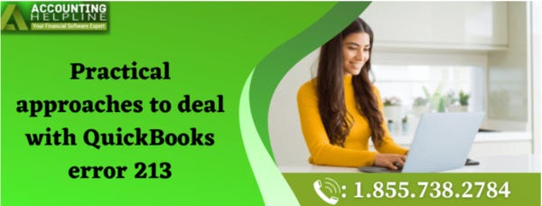 A quick method to fix QuickBooks Error 213 - Joshuaweissman - Medium