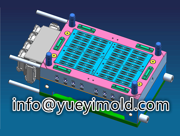 128 cavities flat drippers mold for droplet irrigation - YUEYI Mold ...