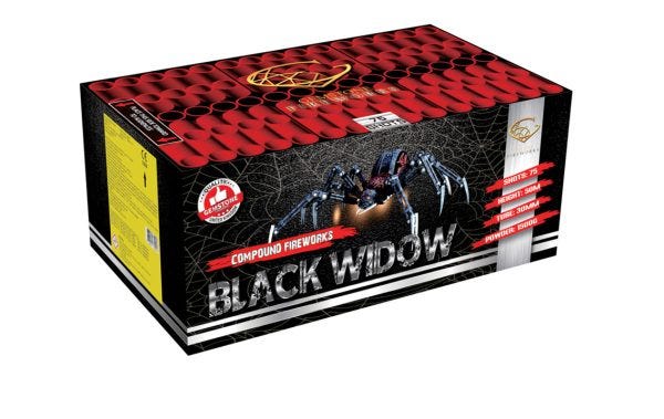 Black Widow Fireworks in Wigan Manchester | by Explosive Fireworks ...
