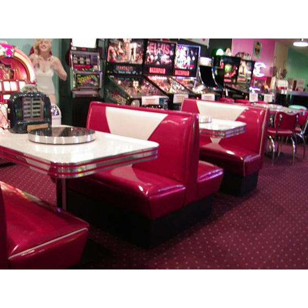 Experience the nostalgic charm of diner booth sets for timeless dining ...