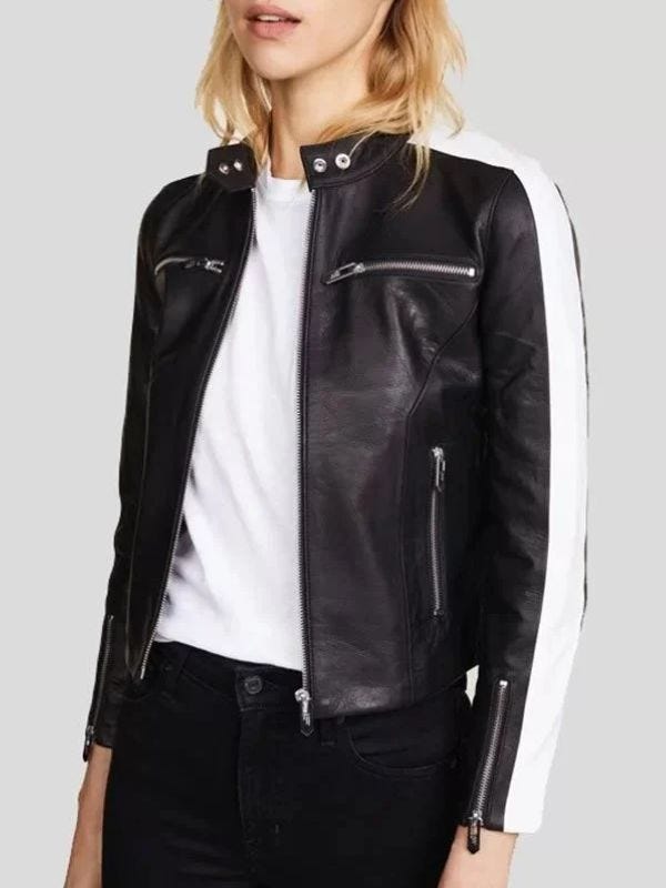 Discover elegance and edge with our Women’s Black Slim Fit Striped ...
