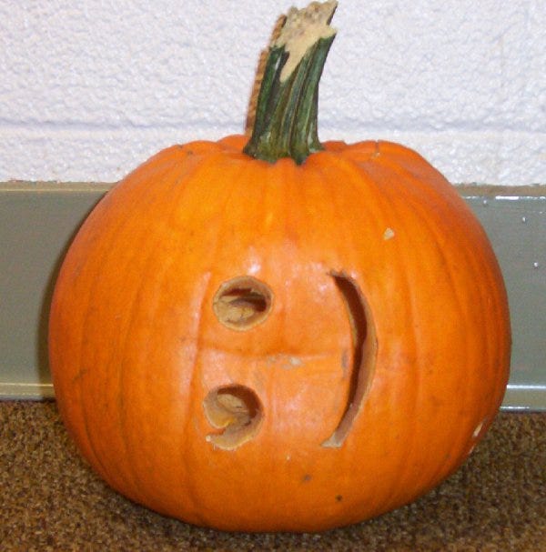 Pumpkin Carving Fail