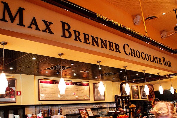 E: Chocolate Overload: Max Brenner Edition | by Emily Bensen-Abatangelo ...