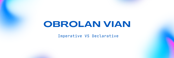 Declarative vs Imperative Programming | by Vian | Medium