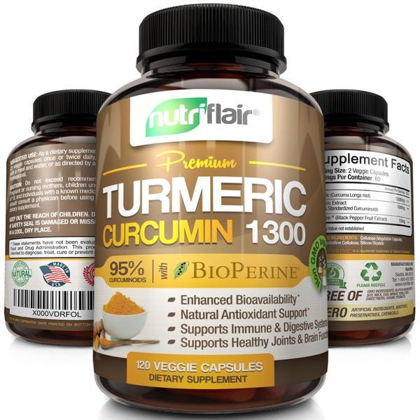 Turmeric curcumin pills — A natural body curing agents that help fight ...
