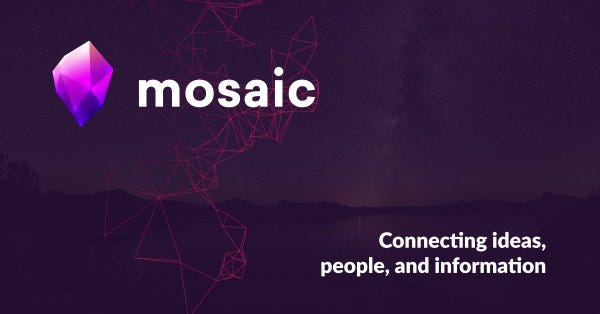 Mosaic Network — AIRDROP. Finally, a platform that will give… | by Jean ...