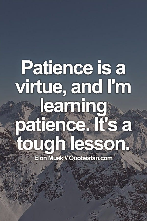 Thursday Treadmill Treats. I am learning patience | by Treadmill Treats ...