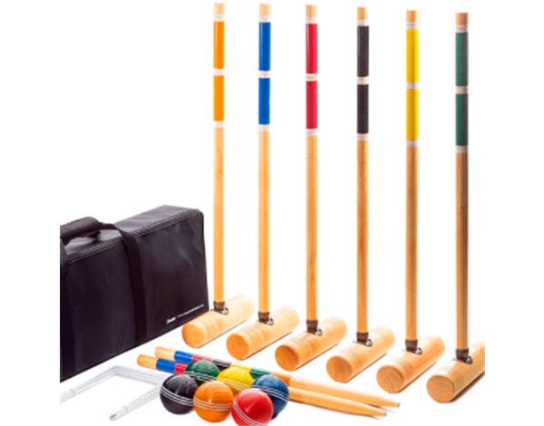 6 Player Croquet Game Set. croquet game set for kids and adult… | by ...
