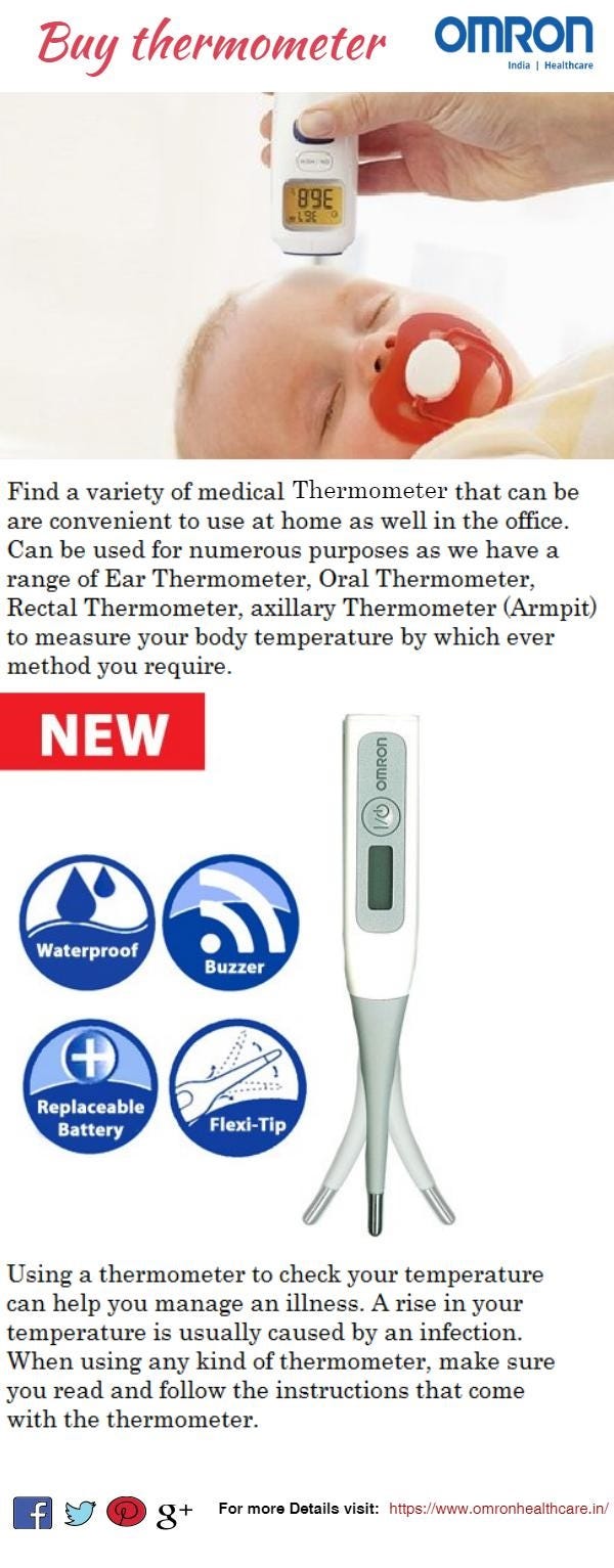 Buy thermometer — Omron. Buy thermometer from Omron and get… | by Omron ...