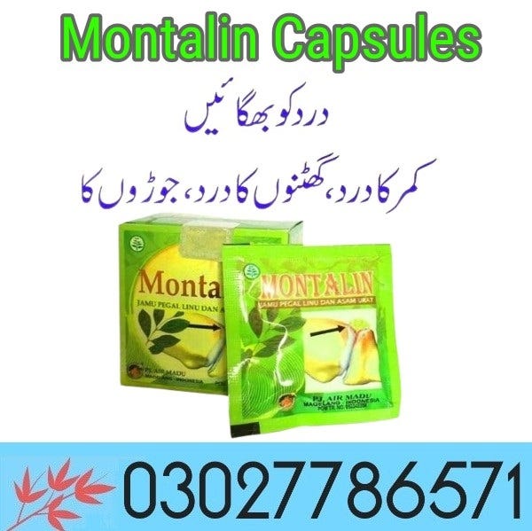 Montalin Capsules in Pakistan — 03027786571 - Dr. Hira - Medium