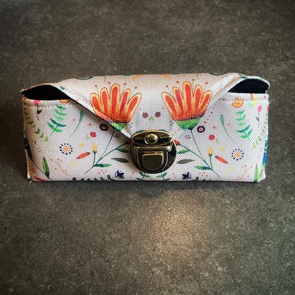 A stunning hand crafted Eye Glass Cover made with premium fabric - Tree ...