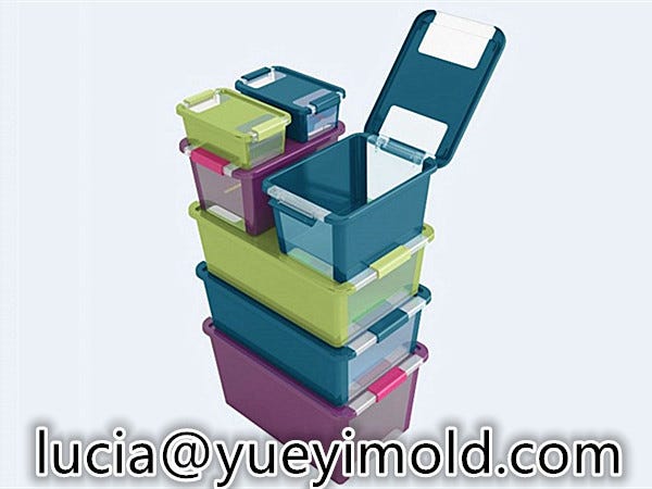 double colour organizer box mold - YUEYI Mold -China 2k mold maker - Medium