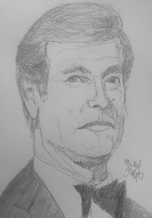 Sir Roger Moore (1927–2017). It came while I was still processing… | by ...