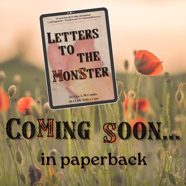 “Mess With MS,” with Lisa Dryer: “Letters to the MonSter” and Lisa ...