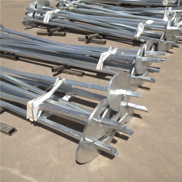 Solid square helical piles - Sales BP Carry - Medium