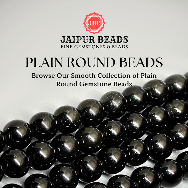Plain Round Beads — Find Plain Round Gemstone Beads Online ...