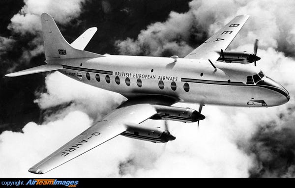 Forgotten First — the Vickers Viscount | by Suren Ratwatte | Propliners ...