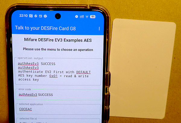 Mifare DESFire EV3 Run “AuthenticateEV2First” on a Mifare DESFire EV2/EV3 NFC tag in detail | by ...