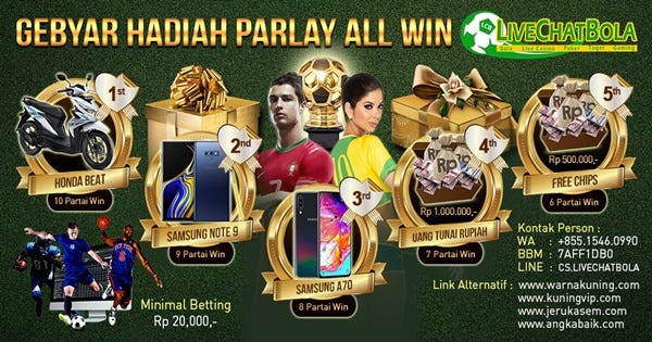 LiveChatBola Bonus Motor Mix Parlay | by Alexander Braha | Medium