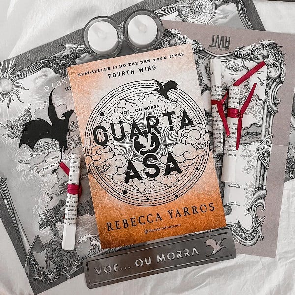 Resenha literária: Quarta Asa. Por: Eduarda Magalhães | by Eduarda Silva Magalhães | Medium