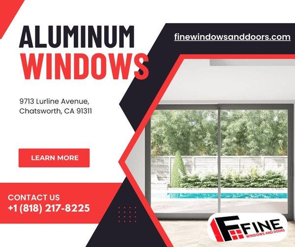 Upgrade Your Home with Premium Aluminum Windows from Fine Windows ...