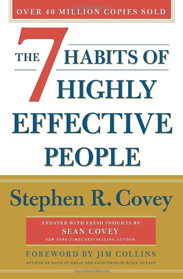 3 Best Books For Success In Life. 1.The 7 Habits of Highly Effective ...