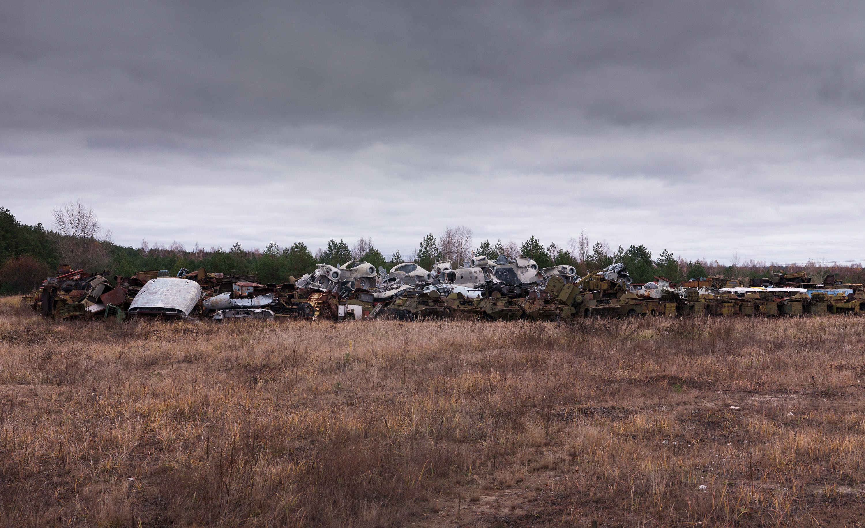 Chernobyl Vehicle Graveyard