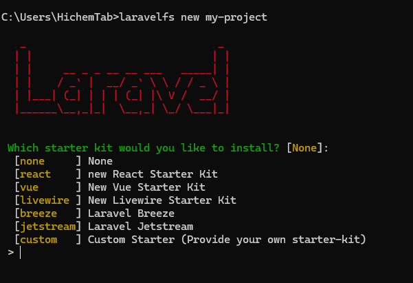 Laravel 12 Removed Breeze And Jetstream From The Installer β So I Built Laravelfs π By Hichem