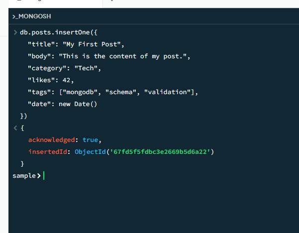 Schema Validation In Mongodb Without Using Mongoose By Bhavya Dhiman