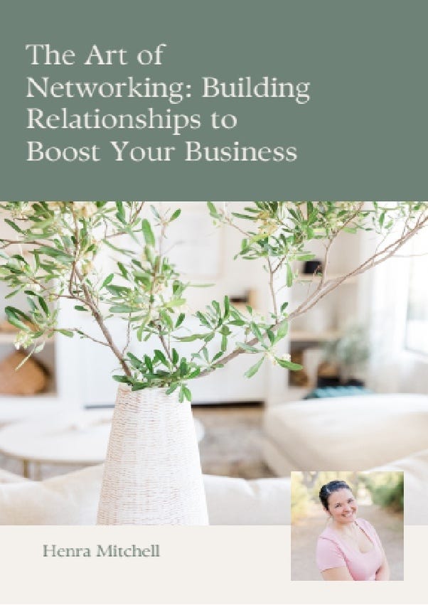 The Art of Networking: Building Relationships to Boost Your Business” is a guide that emphasizes ...